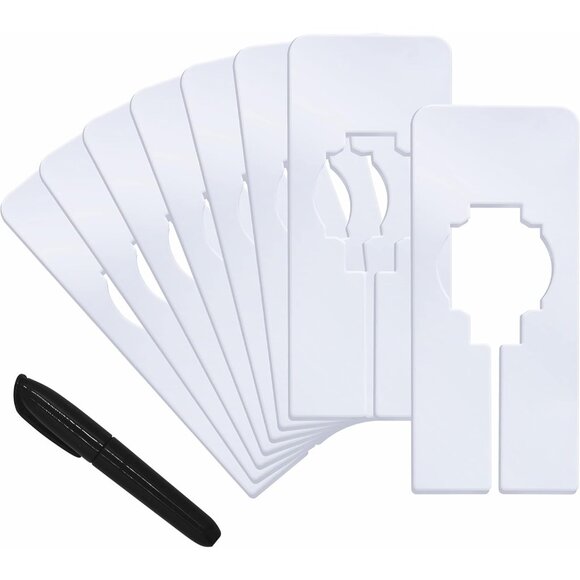 Other | 8 Pcs Closet Rack Dividers Wardrobe Partition Board White ...